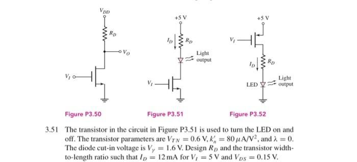 Solved Figure P3.50 Figure P3.51 Figure P3.52 51 The | Chegg.com