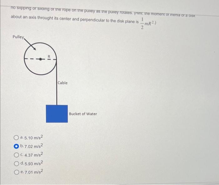 A solid disk with a radius of 5.00 cm is initially at | Chegg.com