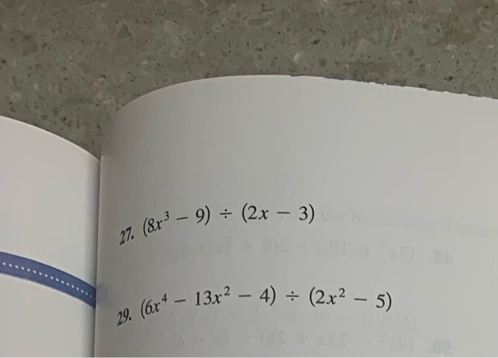 Solved For Exercises 19 to 40, divide by using long | Chegg.com