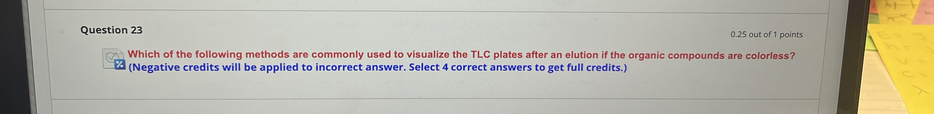Solved Question 230.25 ﻿out of 1 ﻿pointsWhich of the | Chegg.com