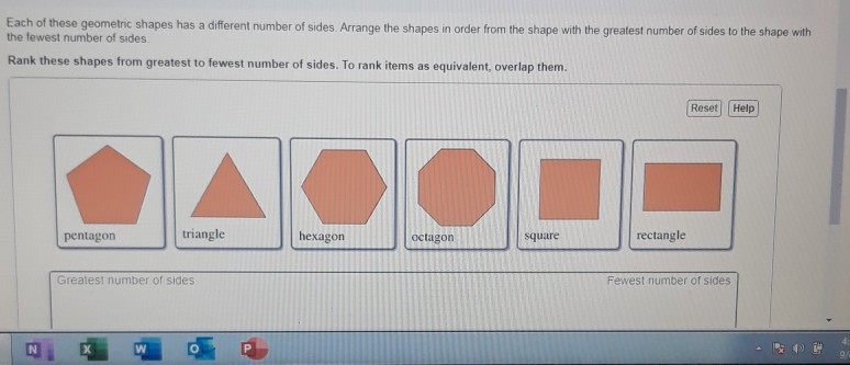 Solved Each of these geometric shapes has a different number | Chegg.com