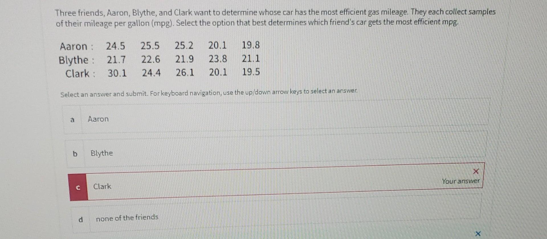 Solved Three friends, Aaron, Blythe, and Clark want to | Chegg.com