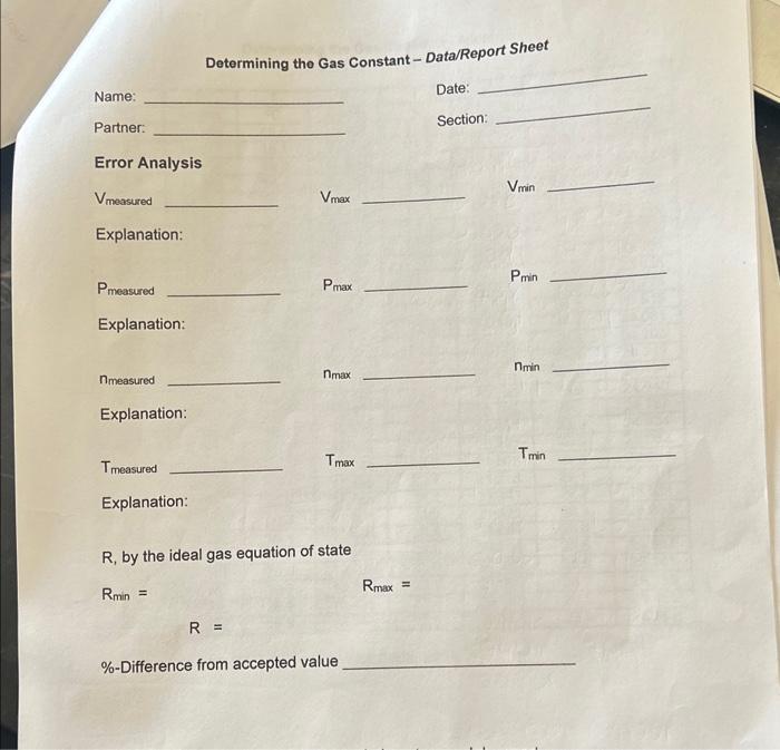 Solved 1. Mass of MnO2(s) and weighing paper 2. Mass of | Chegg.com