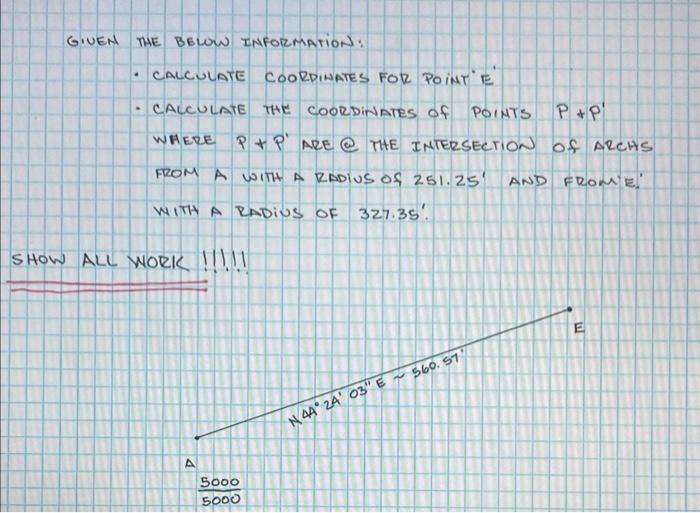 Solved Calculate: -Coordinates for point E -Coordinates of | Chegg.com Solved Calculate: -Coordinates for point E -Coordinates of | Chegg.com