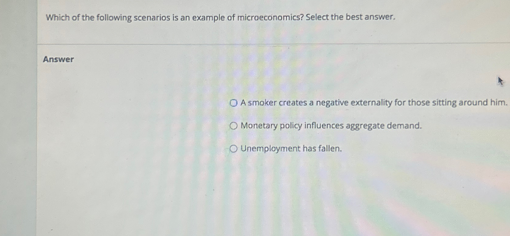 Solved Which of the following scenarios is an example of | Chegg.com