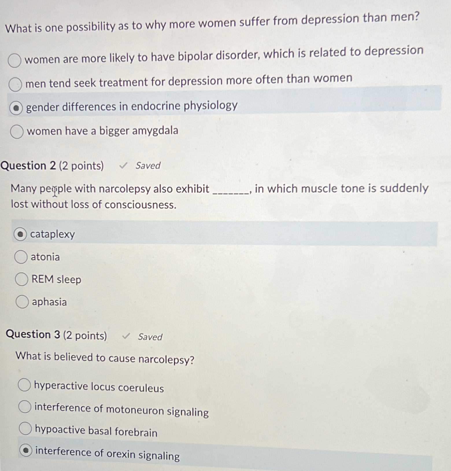 Solved What is one possibility as to why more women suffer | Chegg.com