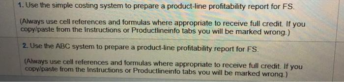 Solved 1. Use the simple costing system to prepare a | Chegg.com