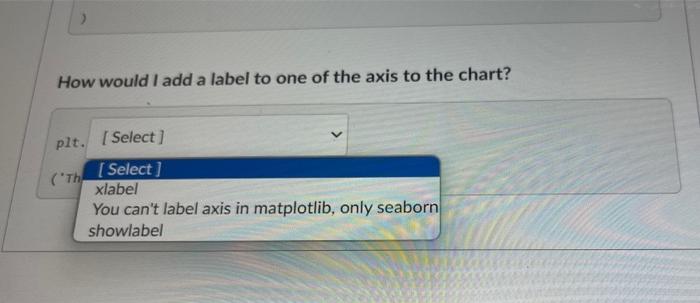 Solved Use the drop downs to complete the code. It may help | Chegg.com