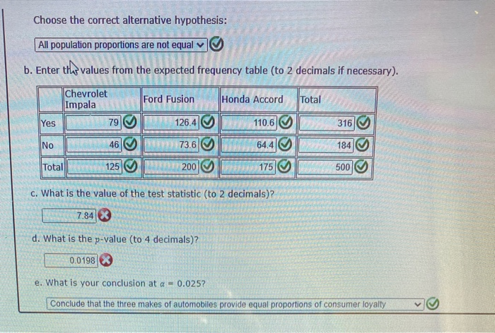 Solved Excel Structured Activity Testing Equality Of 7577