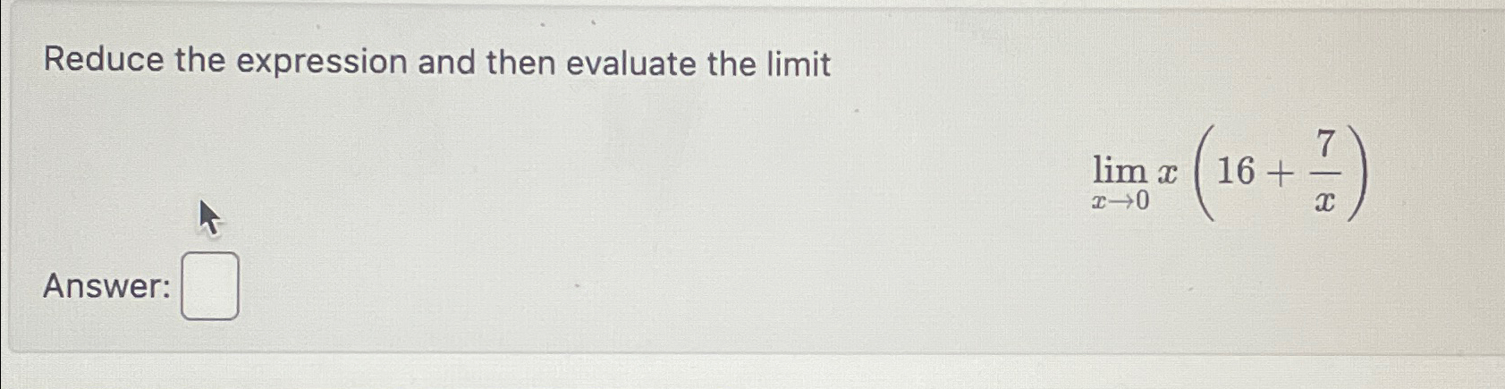 Solved Reduce the expression and then evaluate the | Chegg.com