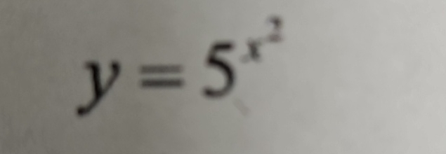 Solved y=5x2 ﻿f | Chegg.com