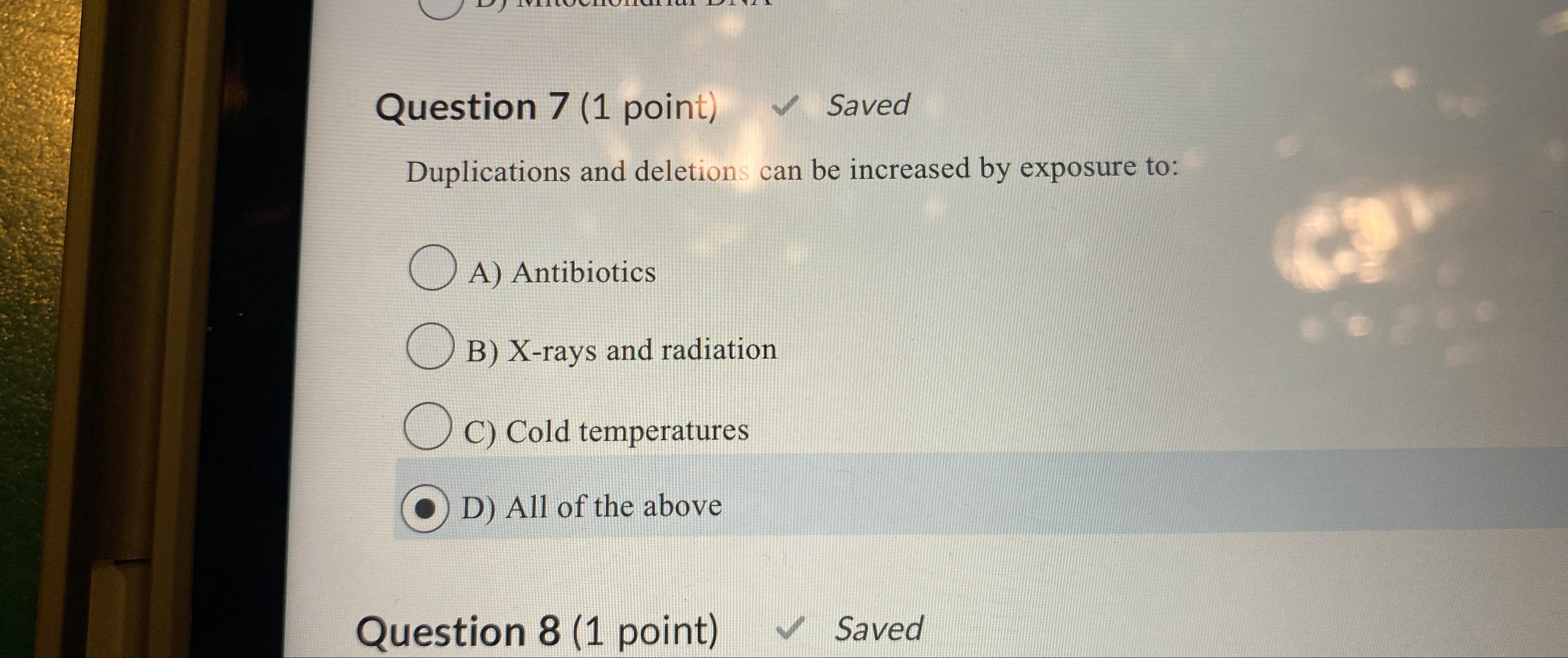 Solved Question 7 (1 point) SavedDuplications and | Chegg.com Solved Question 7 (1 point) SavedDuplications and | Chegg.com