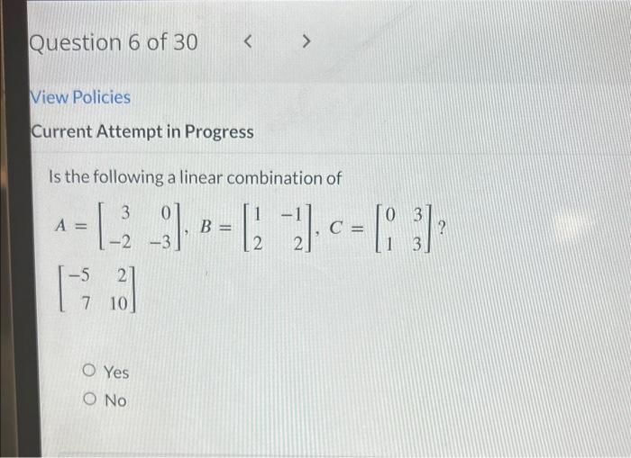 Solved Express the following as a linear combination of | Chegg.com