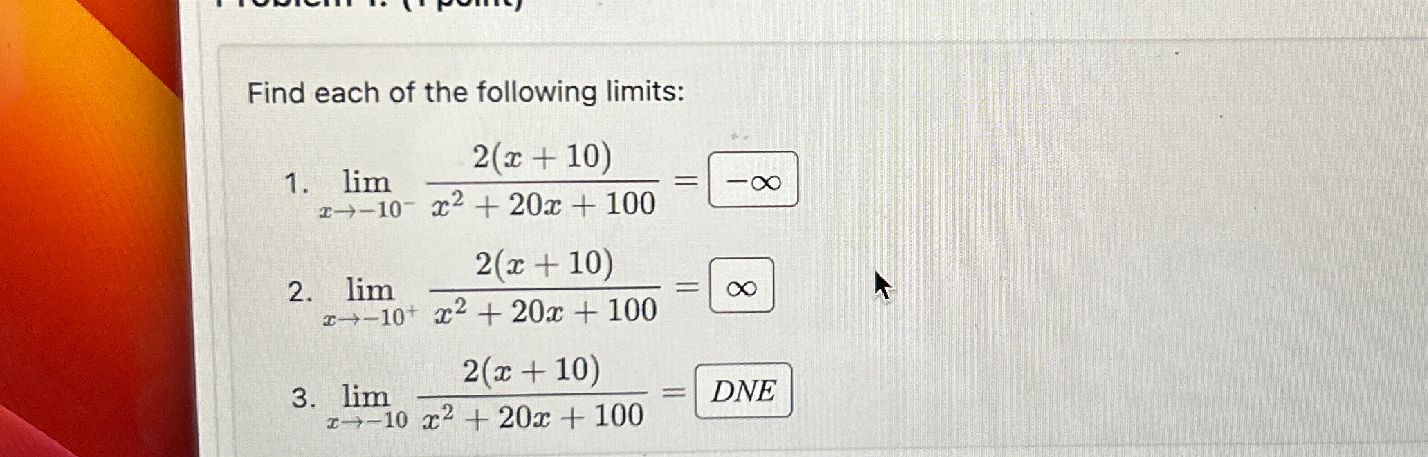 Solved Find each of the following | Chegg.com