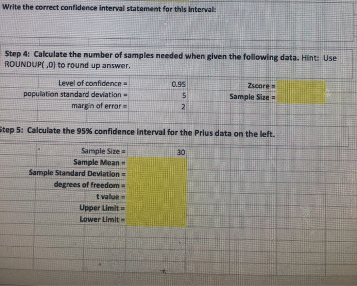 Solved Lab Assignment #7 Confidence intervals for the mean | Chegg.com