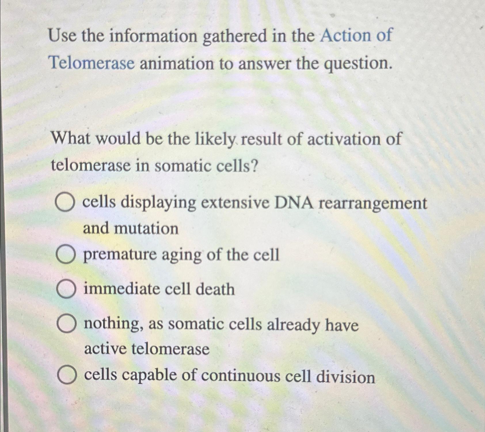 Solved Use the information gathered in the Action of | Chegg.com