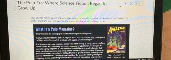 Solved Instructions Pick ONE of the eras of science fiction | Chegg.com