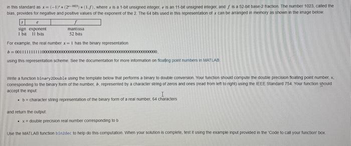 Solved Computer Numbers: Fun with IEEE 754 MATLAB and mast | Chegg.com