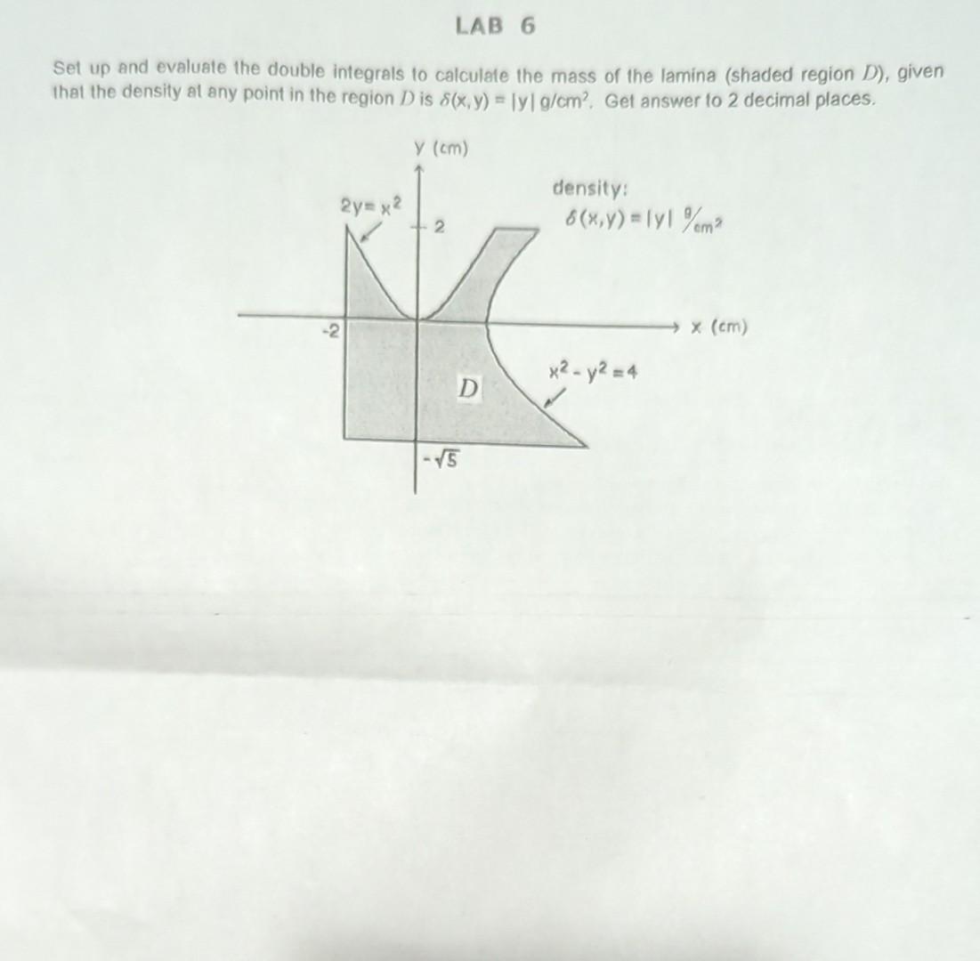 Solved Set up and evaluate the double integrals to calculate | Chegg.com