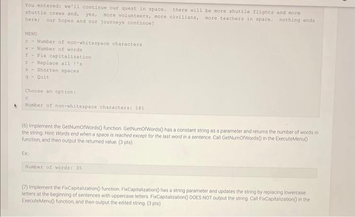 Solved 6.27LAB : Program: Authoring assistant Instructor | Chegg.com