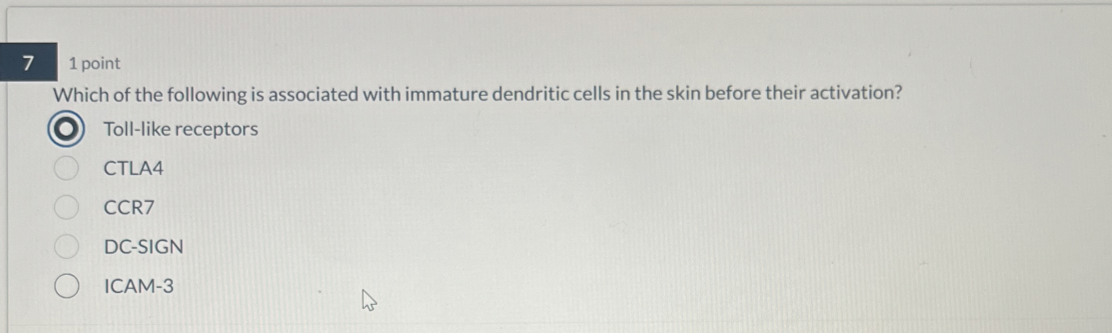Solved 71 ﻿pointWhich of the following is associated with | Chegg.com