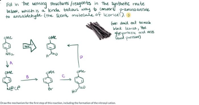 Solved Fill in the missing structures (reagents in the | Chegg.com