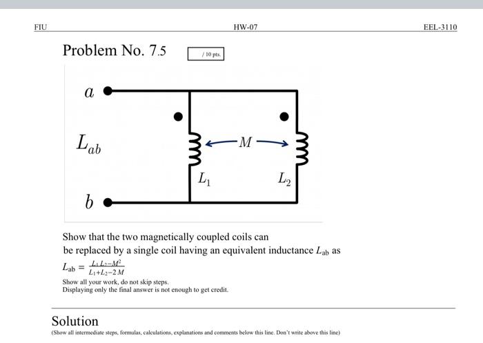 Solved Problem No. 7.4 C1=28.0nF;C2=17.0nF;C3=36.0nF | Chegg.com