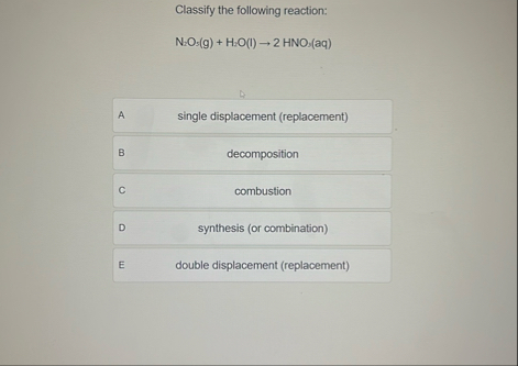 Solved Classify the following | Chegg.com