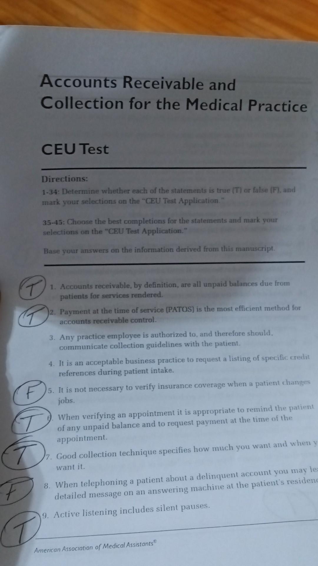 Solved application and answer sheet Accounts Receivable and | Chegg.com