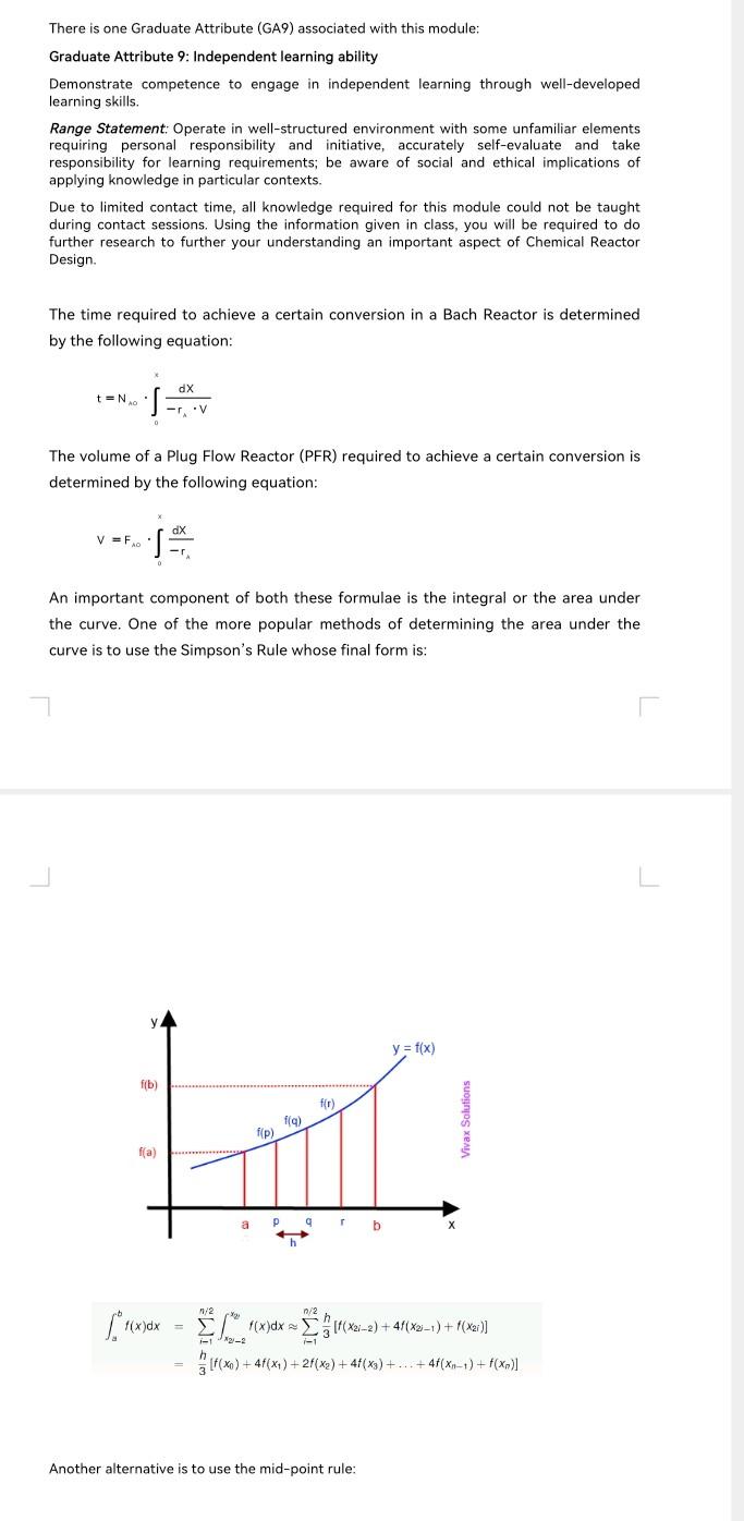 Solved There is one Graduate Attribute (GA9) associated with | Chegg.com