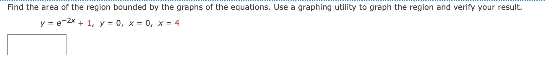 Solved Find the area of the region bounded by the graphs of | Chegg.com