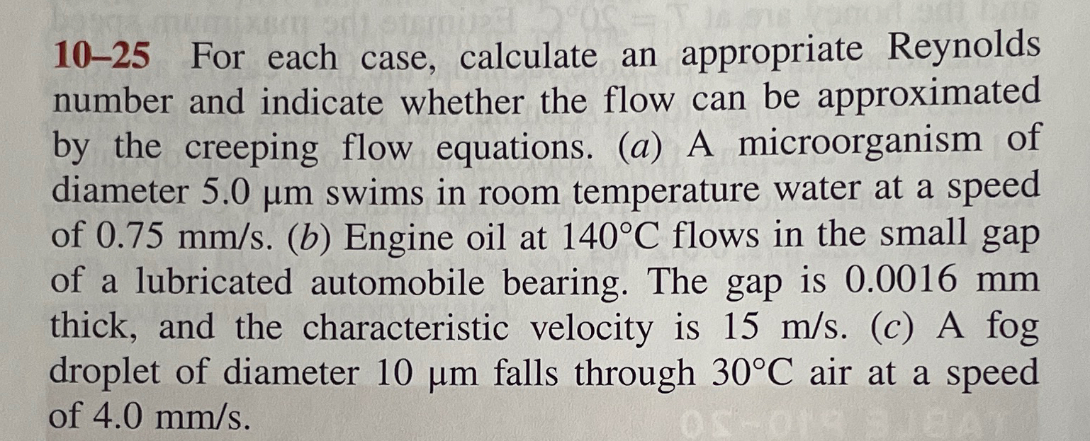 Solved 10-25 ﻿For each case, calculate an appropriate | Chegg.com
