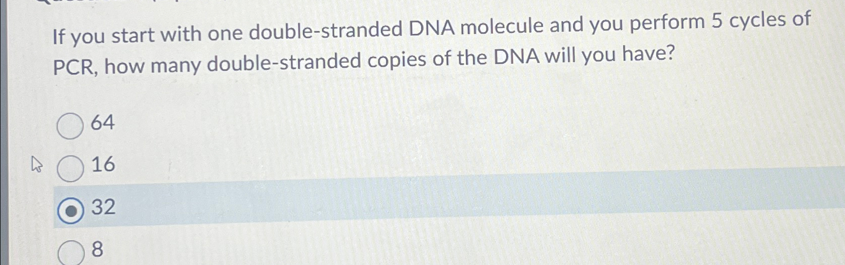 Solved If you start with one double-stranded DNA molecule | Chegg.com