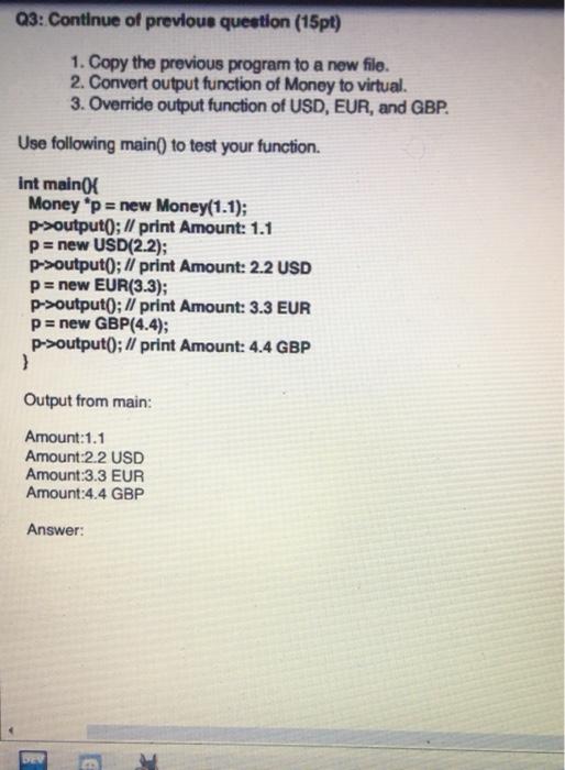 Solved Submission detall: A) Submit cpp file for each | Chegg.com