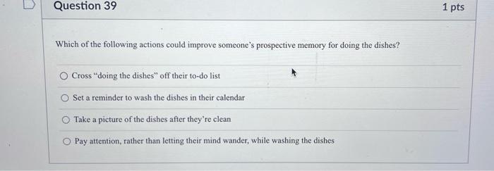 Which of the following actions could improve | Chegg.com