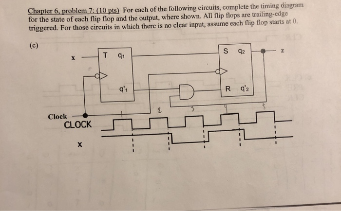 Solved Chapter 6, problem 7: (10 pts) For each of the | Chegg.com
