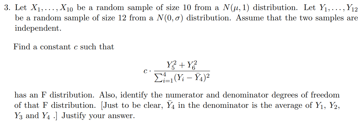 Solved Let x1,dots,x10 ﻿be a random sample of size 10 ﻿from | Chegg.com