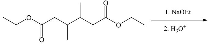Solved 1. NaOEt 2. H30* | Chegg.com