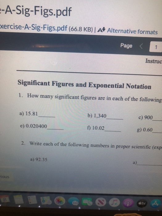 Solved --A-Sig-Figs.pdf xercise-A-Sig-Figs.pdf (66.8 KB)| A | Chegg.com