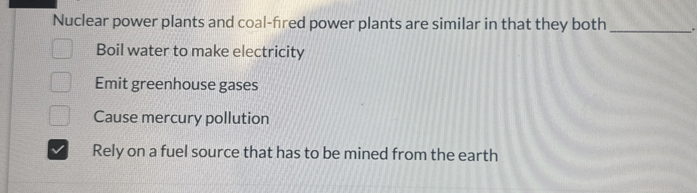 Solved Nuclear power plants and coal-fired power plants are | Chegg.com