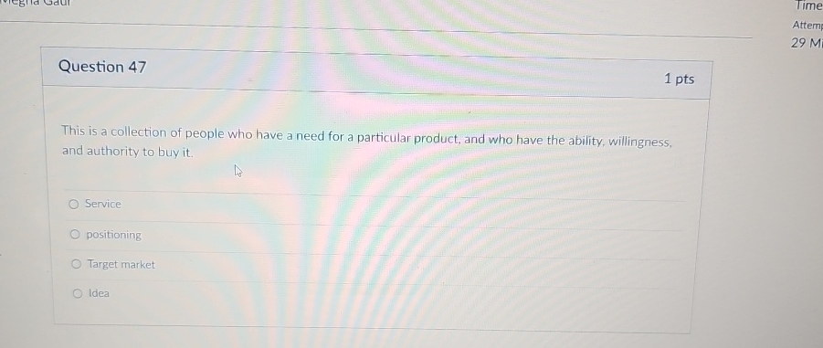 Solved Question 471 ﻿ptsThis is a collection of people who | Chegg.com