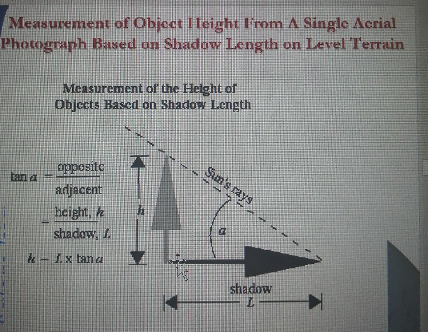 Solved Question No 2: 6 Marks Calculate the height of a | Chegg.com