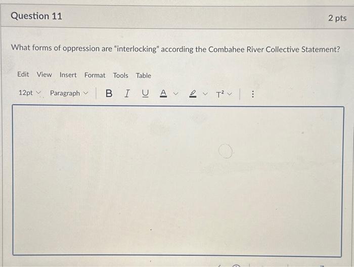What Forms Of Oppression Are Interlocking According