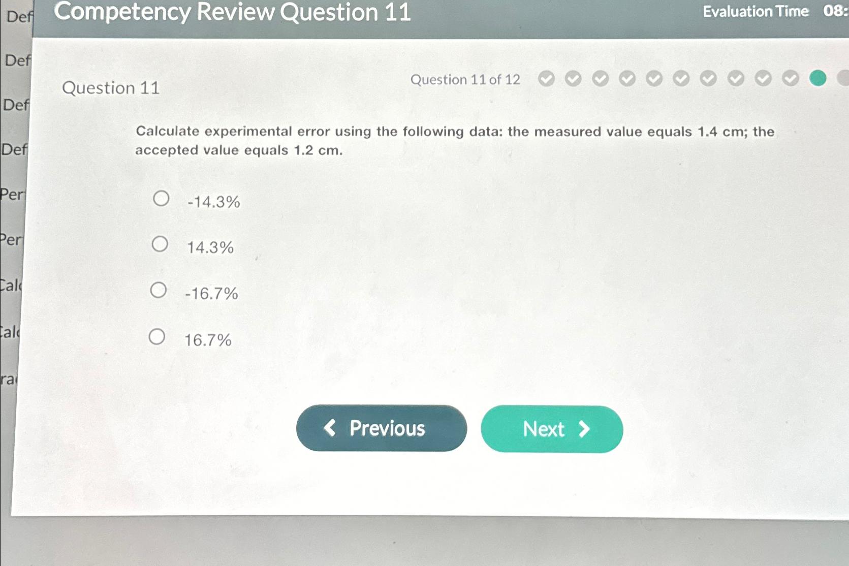 Solved Def Competency Review Question 11Evaluation Time 08 | Chegg.com