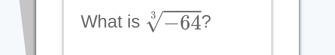 Solved What is -643 ? | Chegg.com