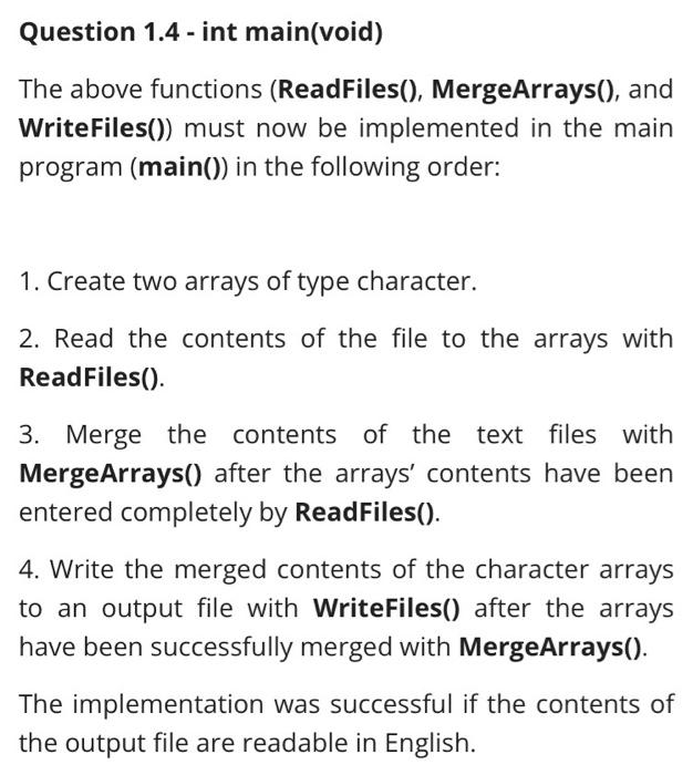 Solved The following question has four sub questions and is | Chegg.com