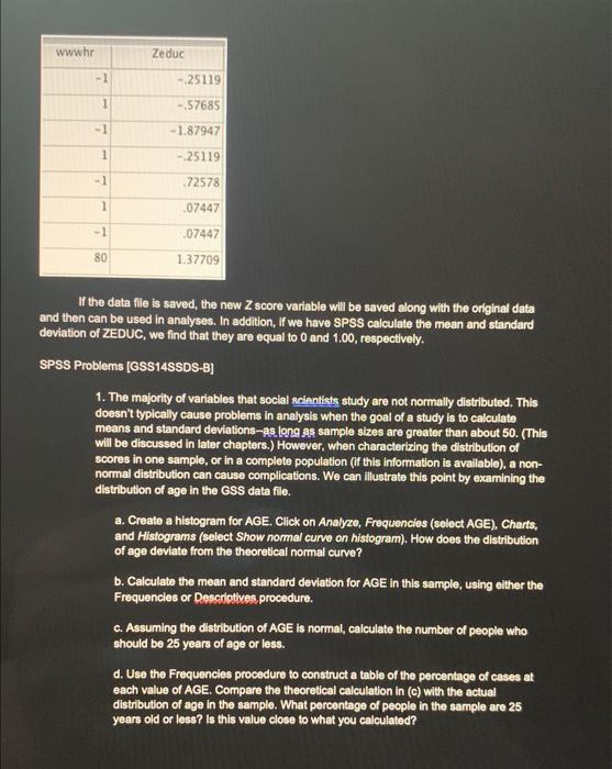 Solved Figure 5.2. The Creation of the Z Score Variable for | Chegg.com