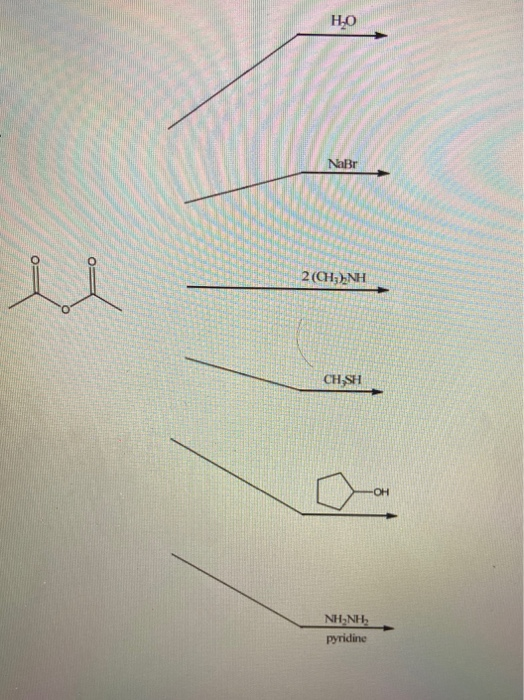 Solved 2(HEANH CH SH NHANH, pyridine | Chegg.com