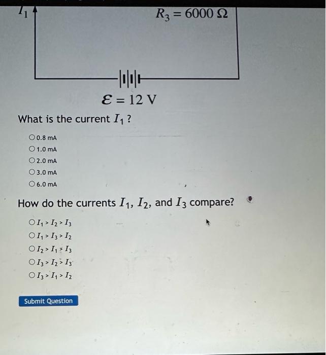 Solved The following questions relate to the circuit diagram | Chegg.com