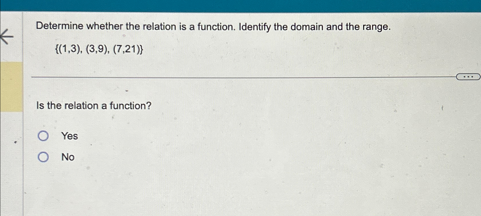 Solved Determine whether the relation is a function. | Chegg.com